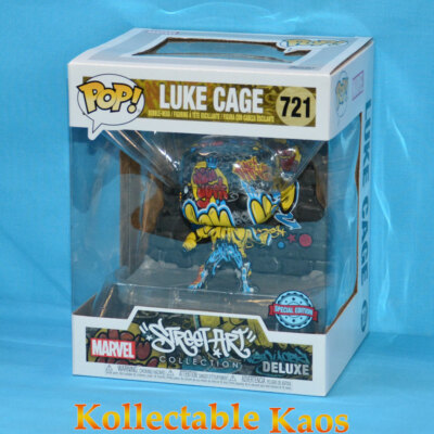 Luke Cage - Luke Cage Graffiti Deco Deluxe Pop! Vinyl Figure (RS) #721 ...