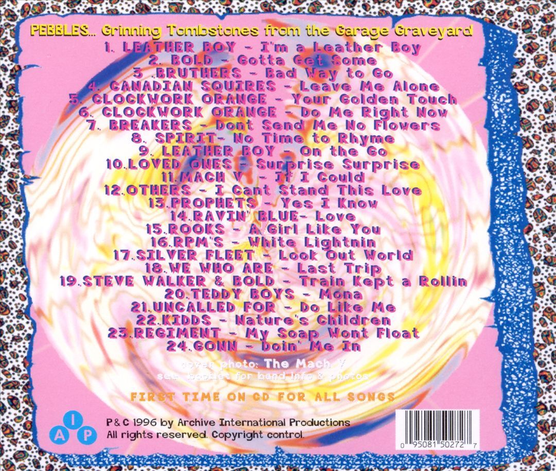 VARIOUS ARTISTS PEBBLES, VOL. 10 NEW CD 95081502727 | eBay