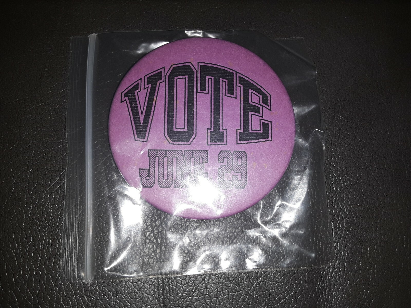 Election President POLITICAL Pin BUTTON Pinback BADGE VOTE JUNE 29TH | eBay
