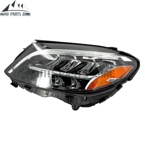 LH Driver Side LED Headlight Fit For 2020 2021 Mercedes C-class C300 ...