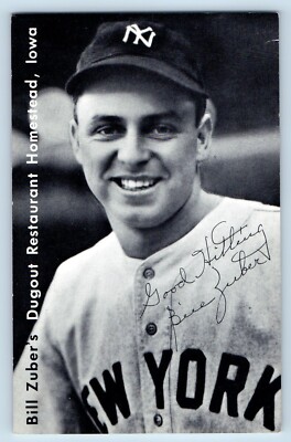 Homestead Iowa Postcard Bill Zuber Dugout Restaurant Baseball Joe ...