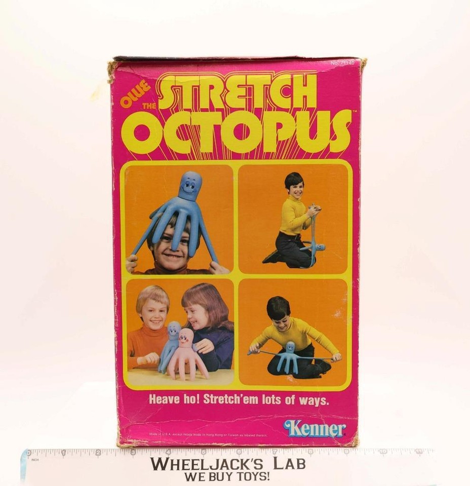 Stretch Octopus Ollie ORIGINAL Syrup Stretch Armstrong 1979 Kenner ...