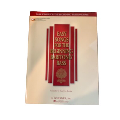 Easy Songs for the Beginning Baritone Bass Vocal Collection Book FREE ...