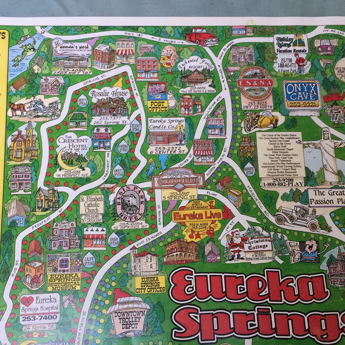 Eureka Springs Map