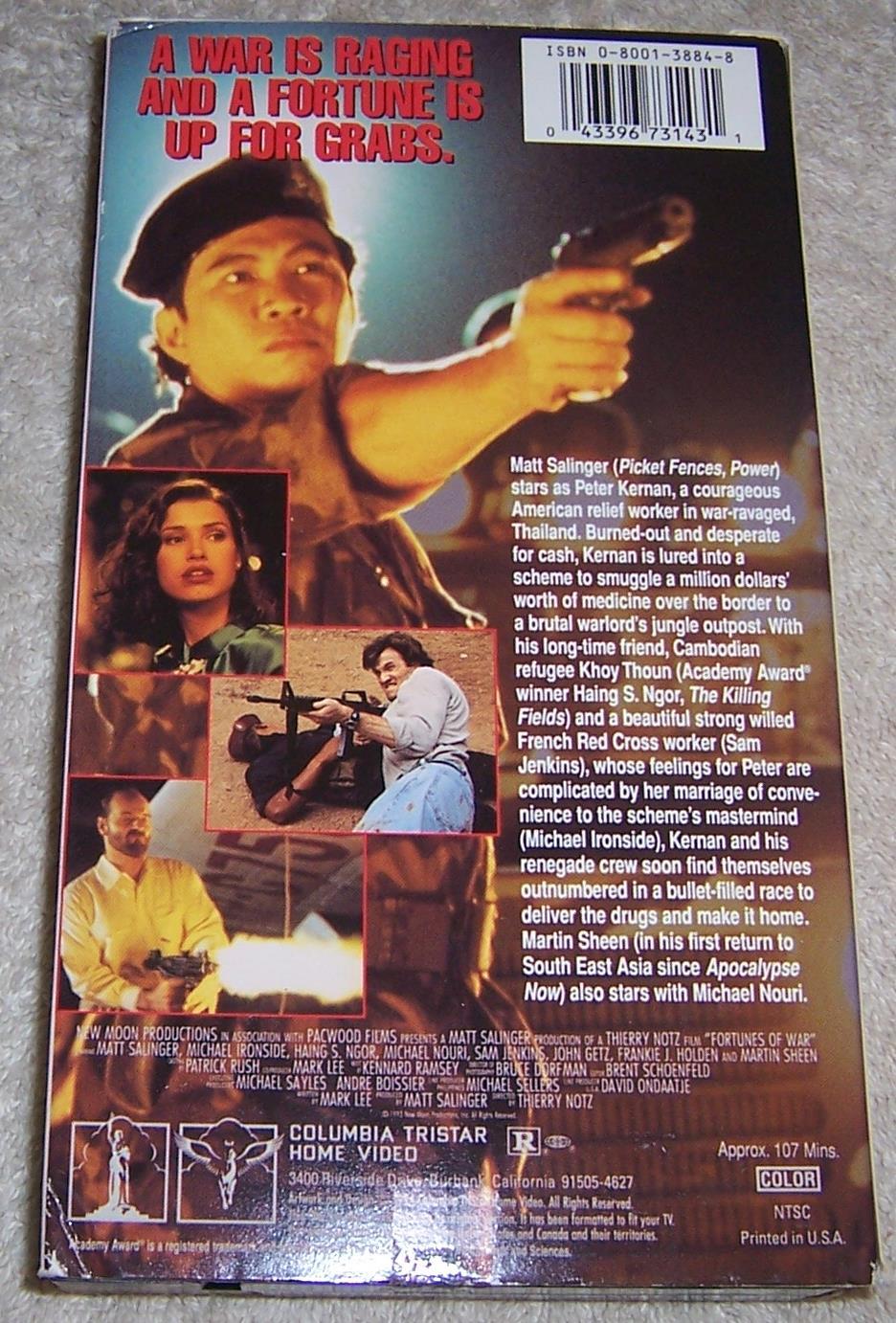 Fortunes of War VHS Video Matt Saunger Michael Ironside 43396731431| eBay