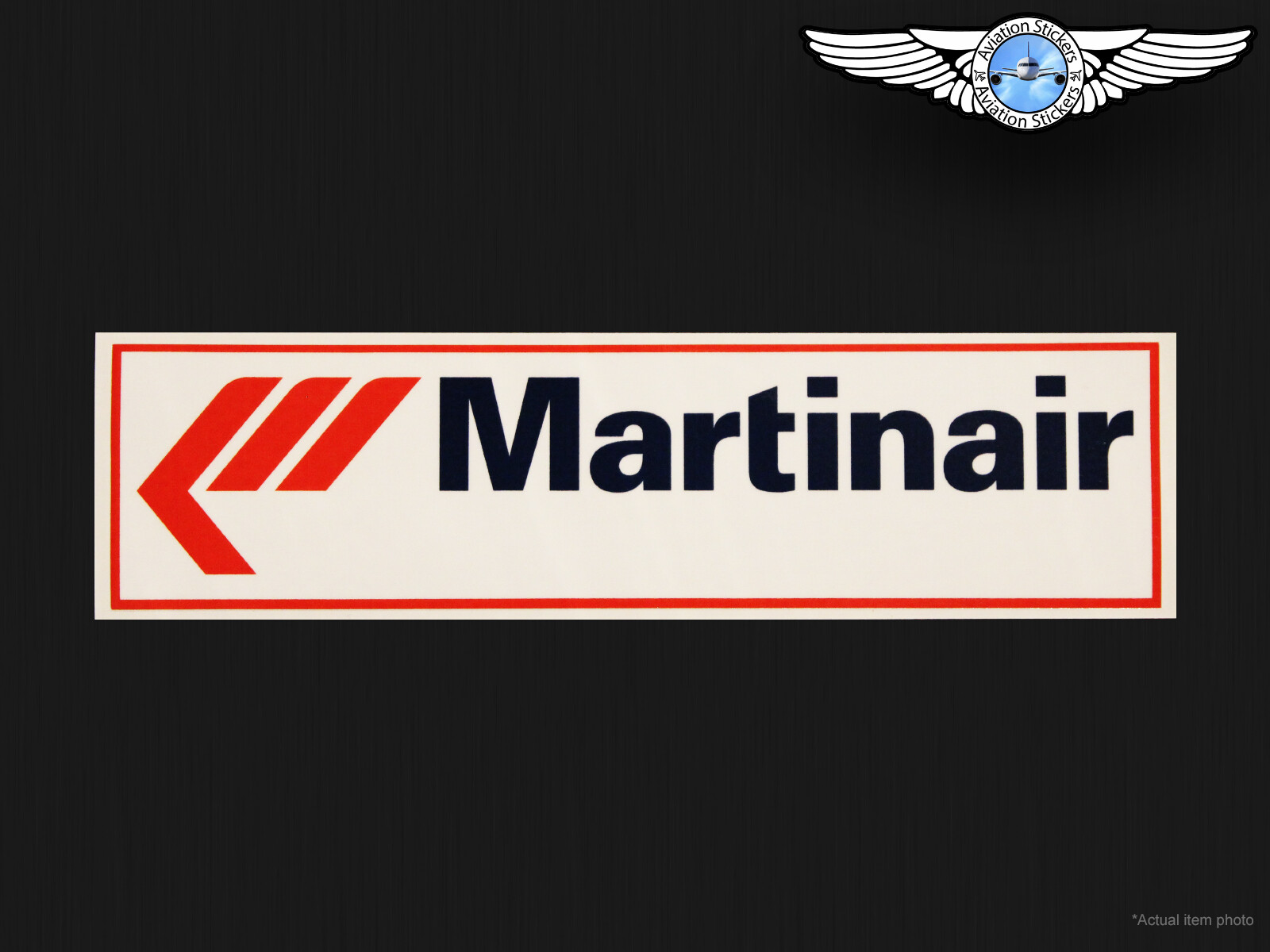 MARTINAIR MARTIN AIR RECTANGULAR LOGO STICKER / DECAL | eBay