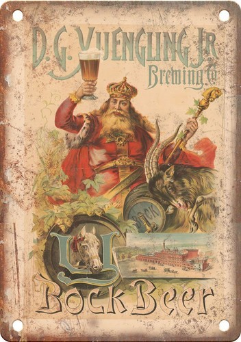 Yuengling Jr Bock Beer Reproduction Metal Sign E419 | eBay