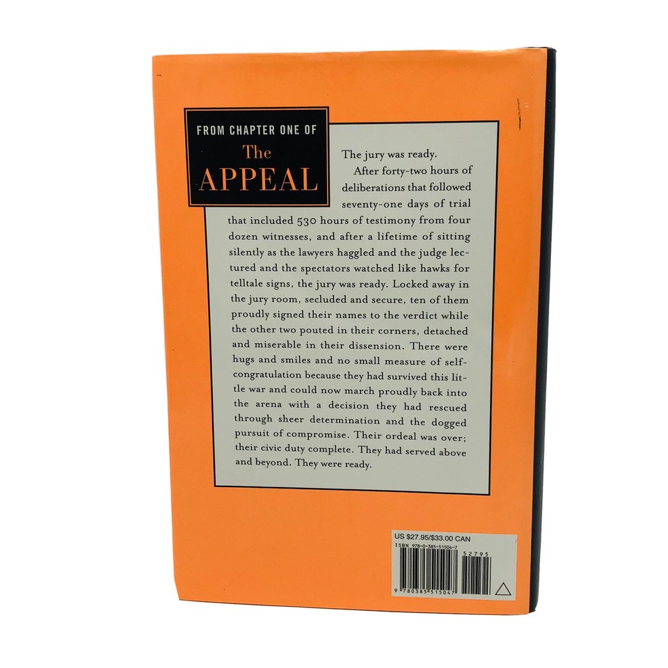 The Appeal by John Grisham Hardback 9780385515047| eBay