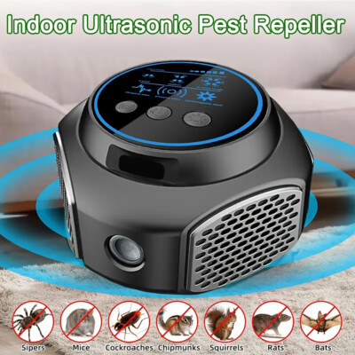 2024 360°Rodent Repellent Mouse Repellent Indoor Ultrasonic Pest ...