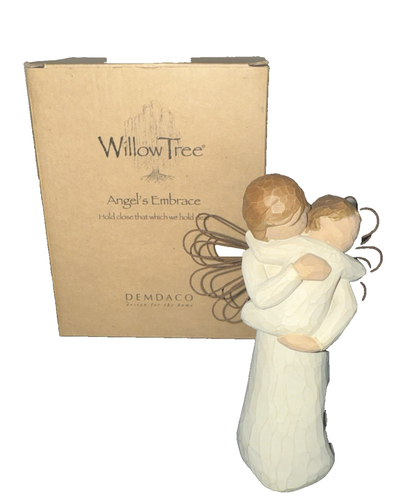 Willow Tree Angels Embrace Hand-Painted Figurine 2002 DEMDACO in Box | eBay