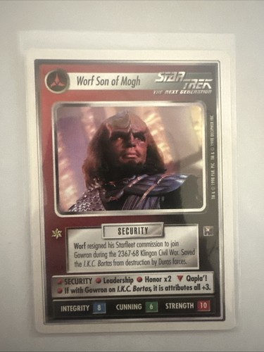 Star Trek CCG Work Son of Mogh Near-Mint/NM WB Promo – The Dominion ...