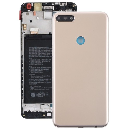 Back Cover with Side Keys for Huawei Y7 (2018) (Gold) | eBay