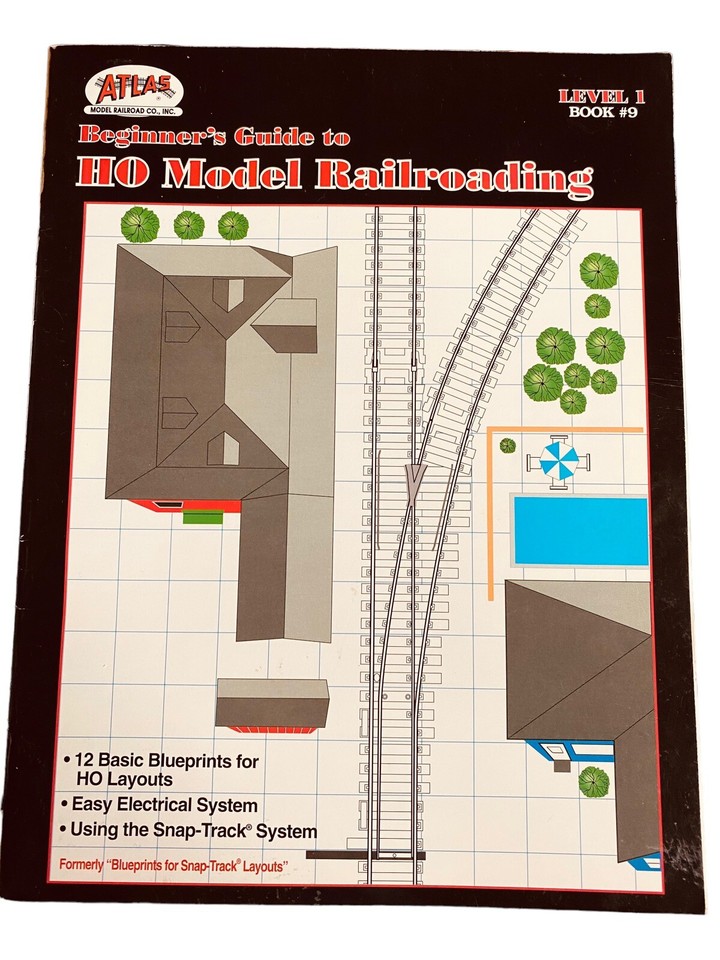 Beginner's Guide Railroad HO Model Railroading Level 1 Blueprints HO Layouts | eBay