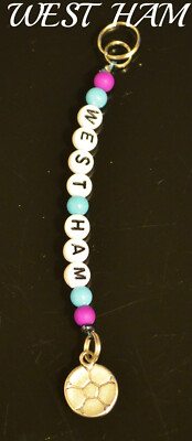 West Ham FC Football Club Team Keyring Pencil Case School Bag Free Gift ...