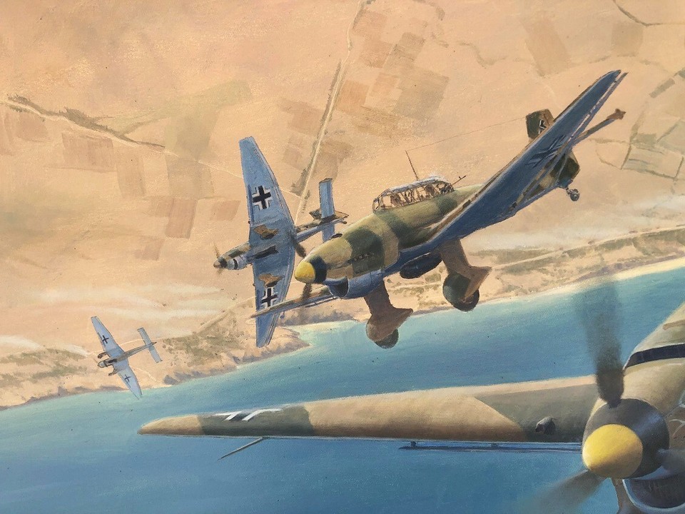 Original Aviation Art: Junkers Ju87 Stuka painting | eBay