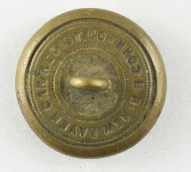 1890's Railroad Train Conductor Vintage Original Uniform Button 3 L10D ...