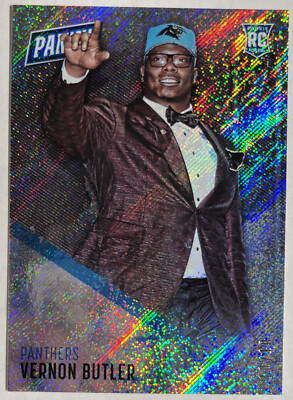 2016 Panini Kickoff Rapture #46 Vernon Butler 10/10 Carolina Panthers ...