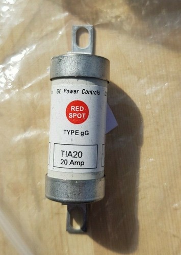 GE Power Red Spot fuse TIA20 20a 80kA 660v AC 40kA 460v DC Type gG New ...