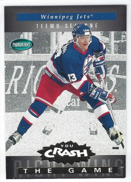 1994-95 Parkhurst You Crash the Game GOLD #G26 Teemu Selanne | eBay