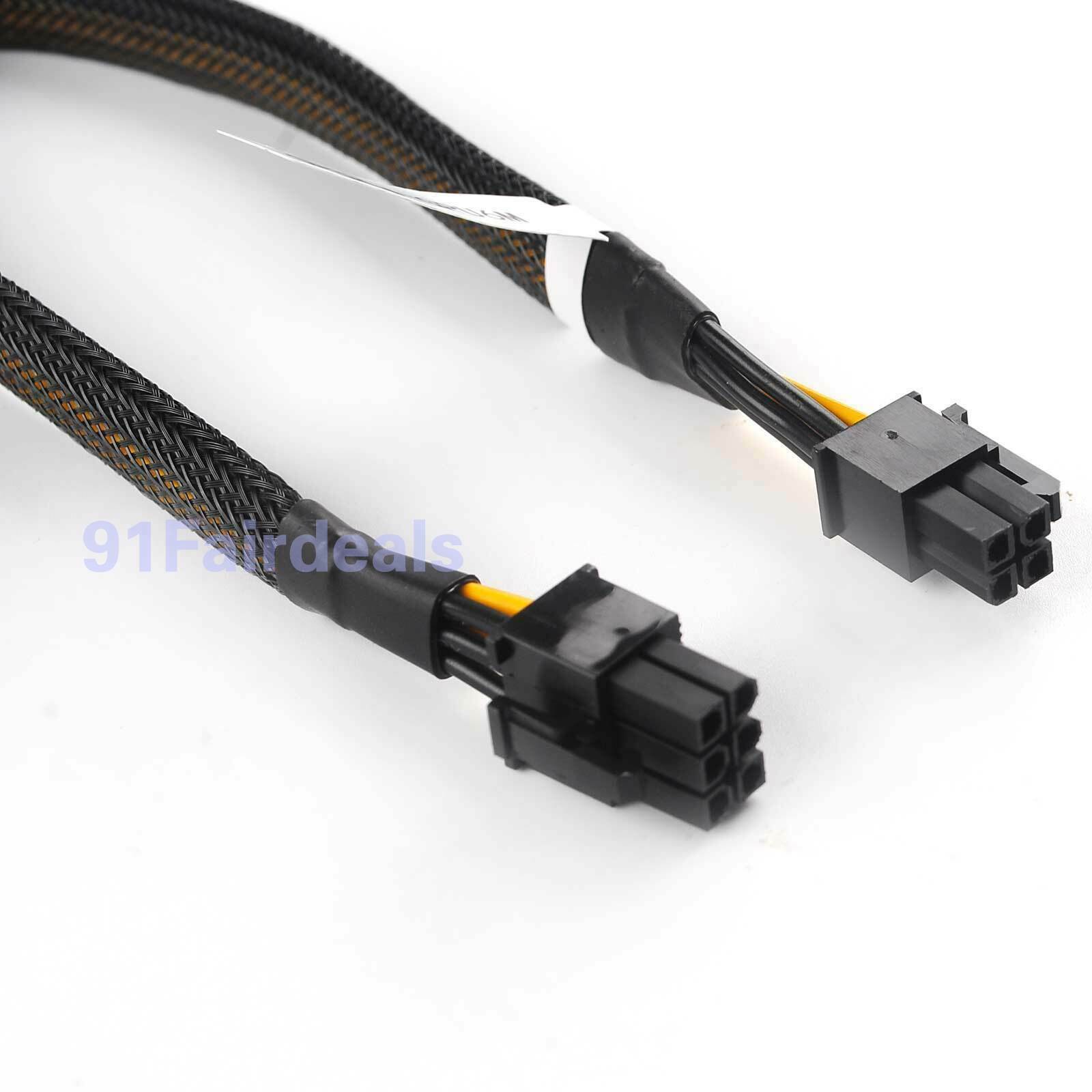 Motherboard CPU 4-pin Male to GPU 6-pin Male Video Card Adapter Power ...