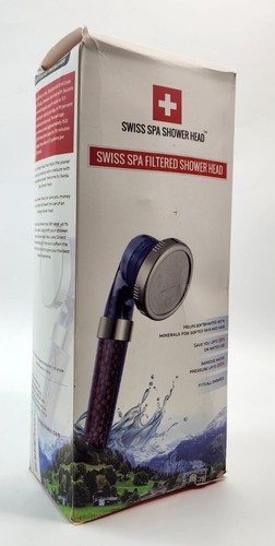 Swiss Spa Filtered Shower Head - 200% Higher Pressure with 30% Water ...