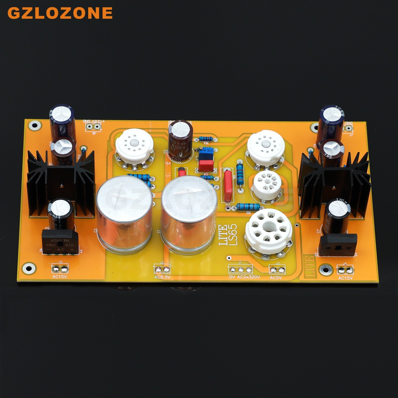 LS65 Vacuum Tube Rectifier Regulated Power Supply Kit / Power Supply ...