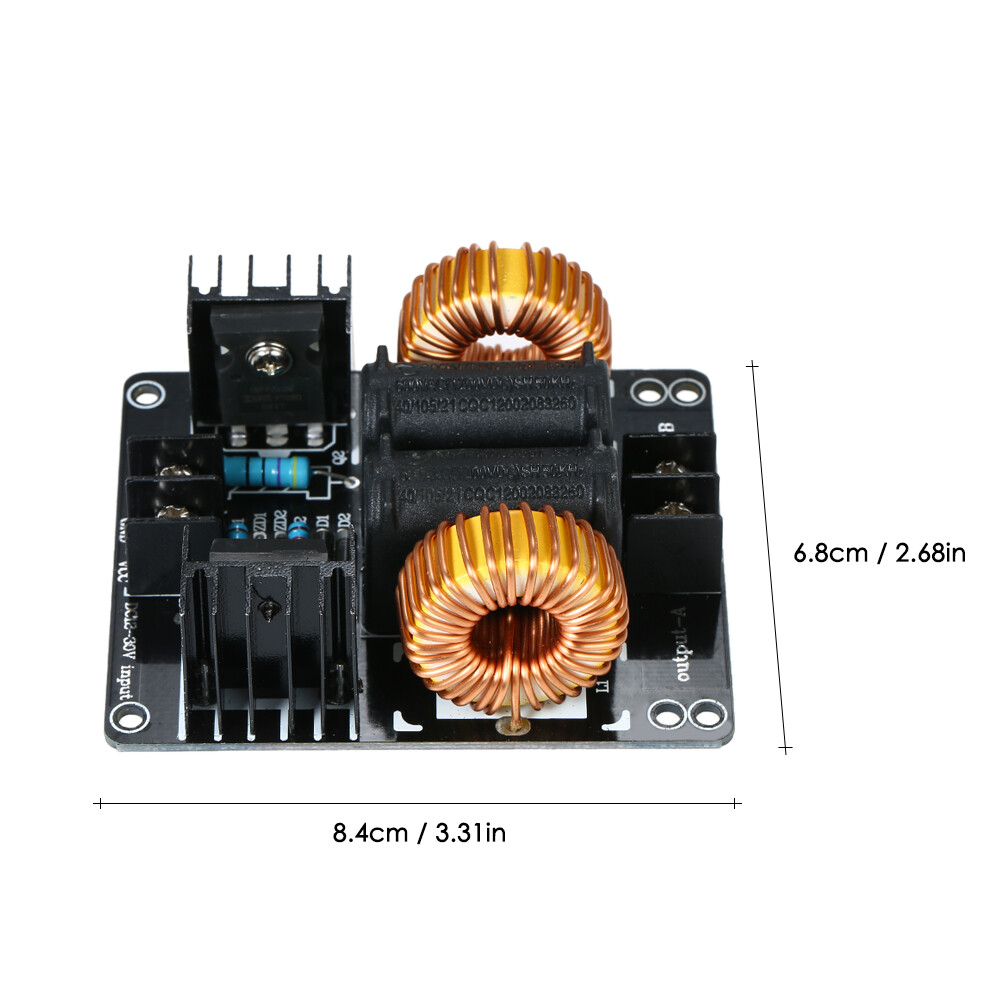 ZVS 1000W Low Voltage Induction Heating Board Module Flyback Driver ...