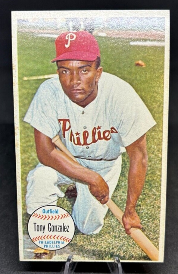 1964 Topps Giants Baseball Card Tony Gonzalez #14 EX-EXMT RANGE SL ...