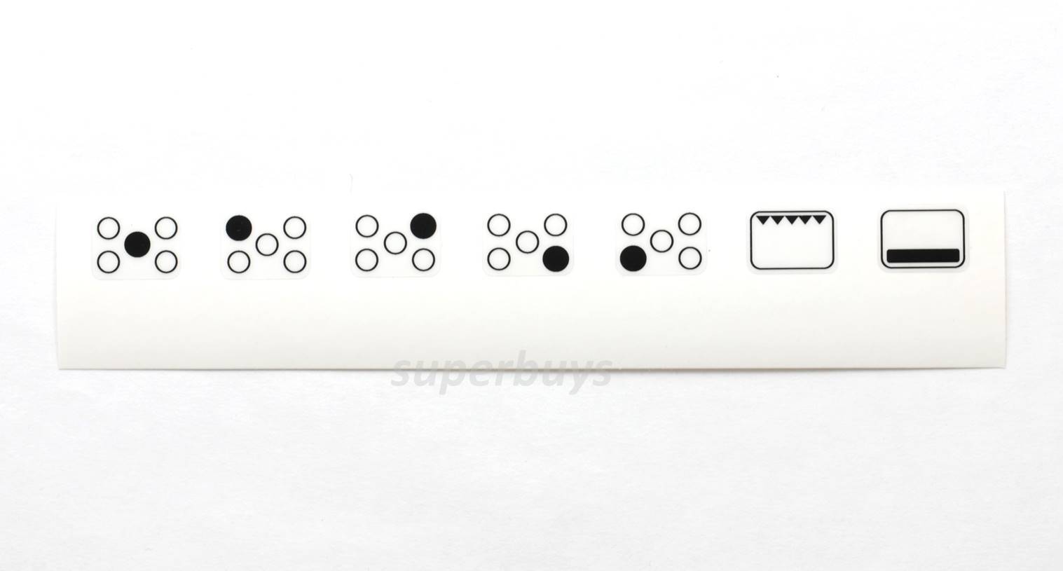 5 Hob Stove Cooktop Adhesive Oven Sticker Label Electric Induction Gas ...