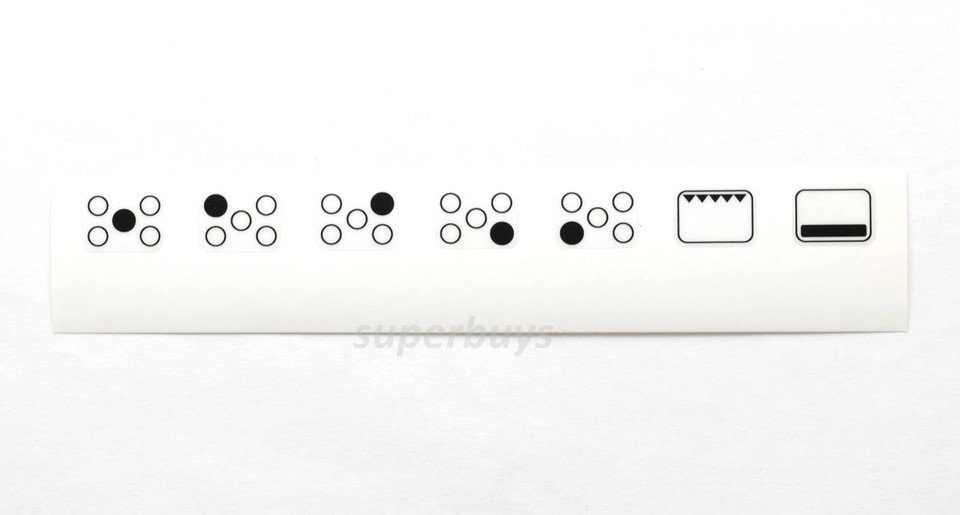 5 Hob Stove Cooktop Adhesive Oven Sticker Label Electric Induction Gas ...