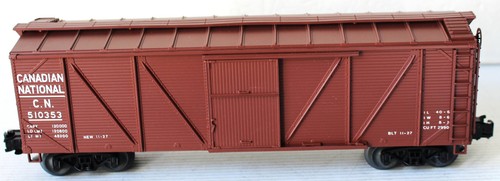 O, Crown Model Canadian National Outside Braced SD Box Car Hi-Rail OB ...
