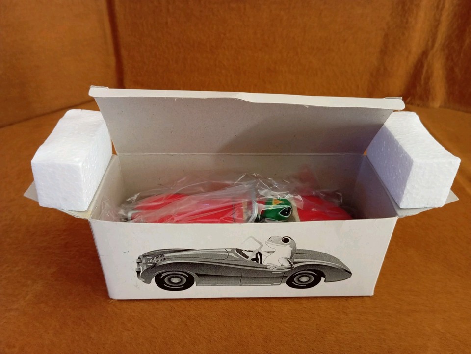 Geico Gecko Red Convertible Jaguar Style Toy Car Insurance Ad Promo In ...