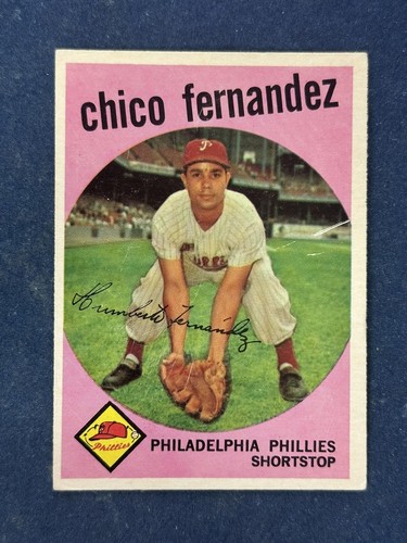 1959 Topps #452 Chico Fernandez Philadelphia Phillies GOOD | eBay