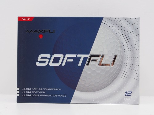 MAXFLI SoftFli Matte PINK FINISH GOLF BALLS - 12 NEW IN BOX Low 35 ...