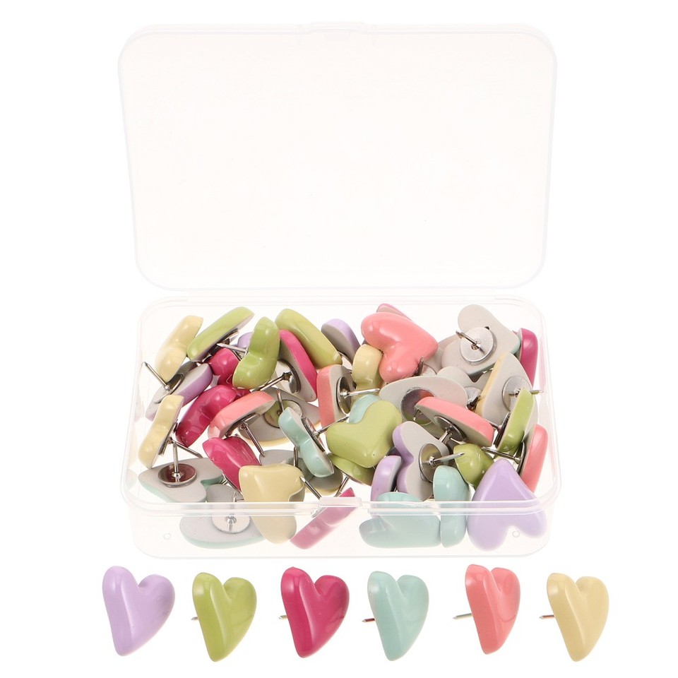 58 Pcs Pinnwandnadeln Dekorative Push -Stifte Kreative Thumbtacks | eBay