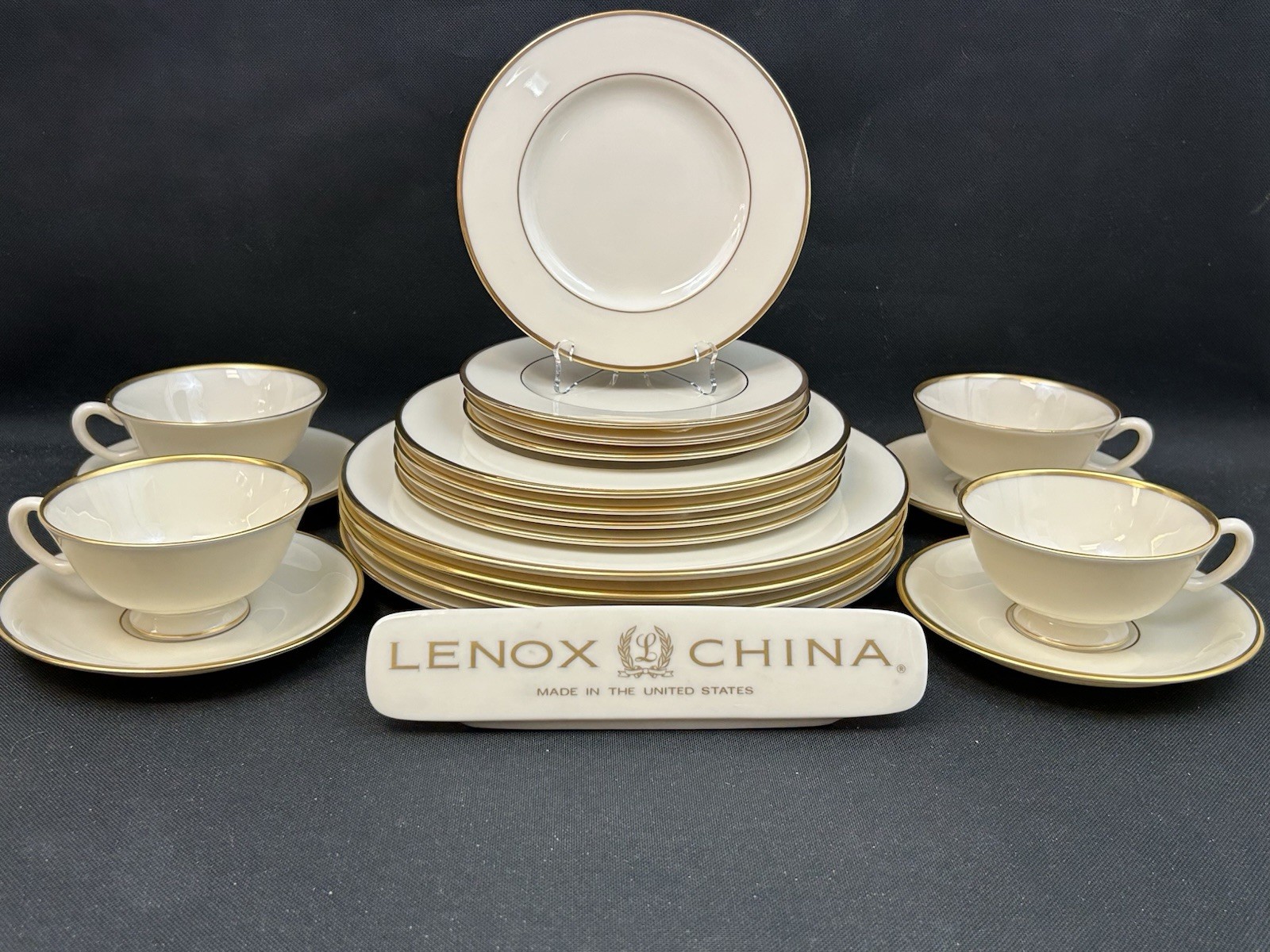 Lenox China Mansfield~ (Set of 4)~5 Piece Place Settings~Outlet Mark~20 ...