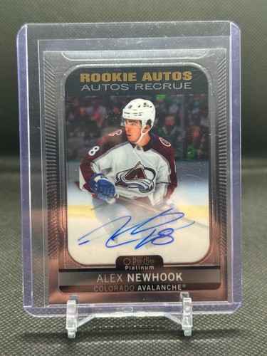 2021-22 Alex Newhook O-Pee-Chee Platinum Rookie Autos #R-AN Auto RC ...