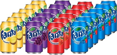 Fanta USA Variety Party Pack of 24 Cans / 4 Flavours | eBay UK