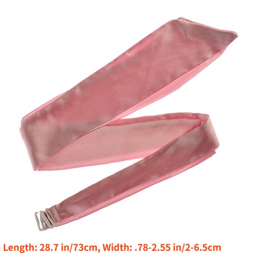 1 Pair Satin Bra Shoulder Strap Halter Lace Up Detachable Solid Color ...