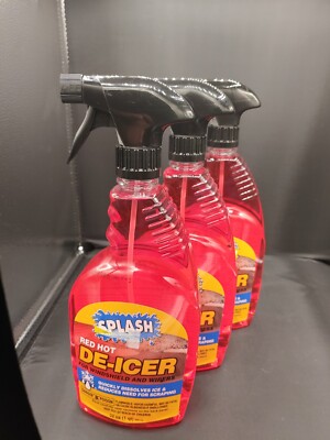 Spray Para Quitar Hielo De Carro SPLASH Red Hot De-icer Spray - Melts ...