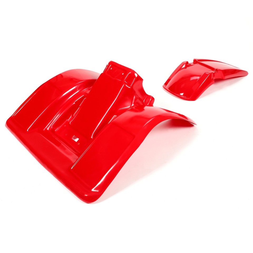 NEW FOR HONDA ATC 250R 83 - 84 RED PLASTIC FRONT AND REAR FENDER SET | eBay