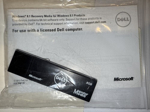 Dell Windows 8 - Mac 8.1 - 64-bit OS Recovery Restore Media USB Stick ...