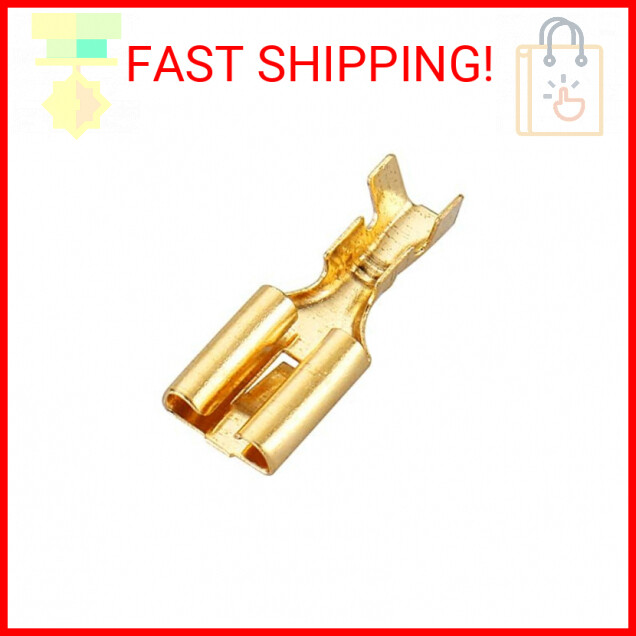 Baomain 4.8 mm(0.187") Female Spade Locking Tab Quick Splice Crimp ...