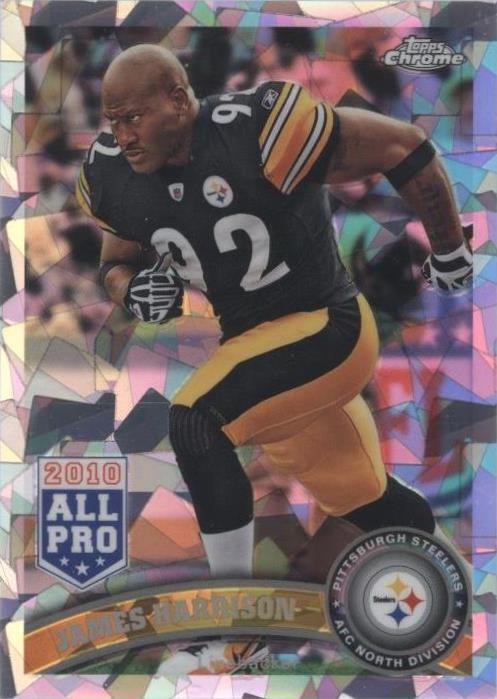 2011 Topps Chrome - James Harrison #52 Crystal Atomic Refractor /139 ...