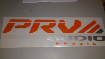 PRV AUDIO BRAZIL VINYL STICKER LOGO HIGH QUALITY ,COLOR original CAR ...