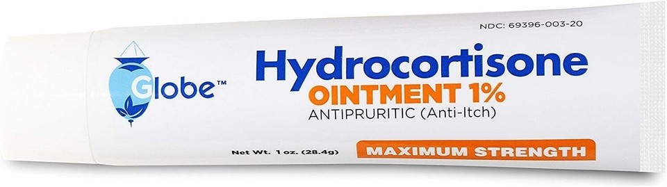 🇦🇺 Globe Hydrocortisone 1% Ointment Max Strength Anti-Itch 1oz 3 Packs ...