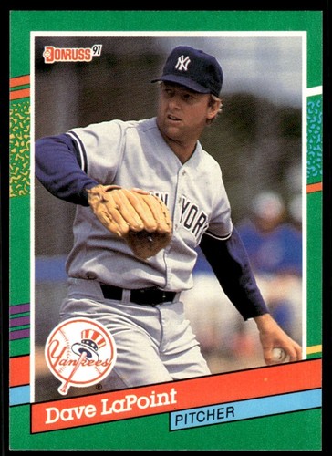 1991 Donruss Baseball Card Dave LaPoint New York Yankees #481 | eBay