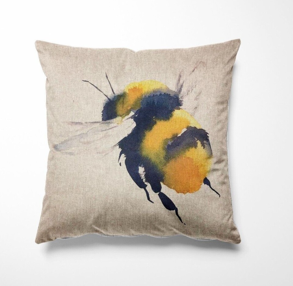 Animal Country Creature Linen Look Cotton Rich Fabric Cushion Panels ...