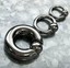 PAIR Spring Loaded Captive Bead Rings 316L Surgical Steel Easy Pop Out ...