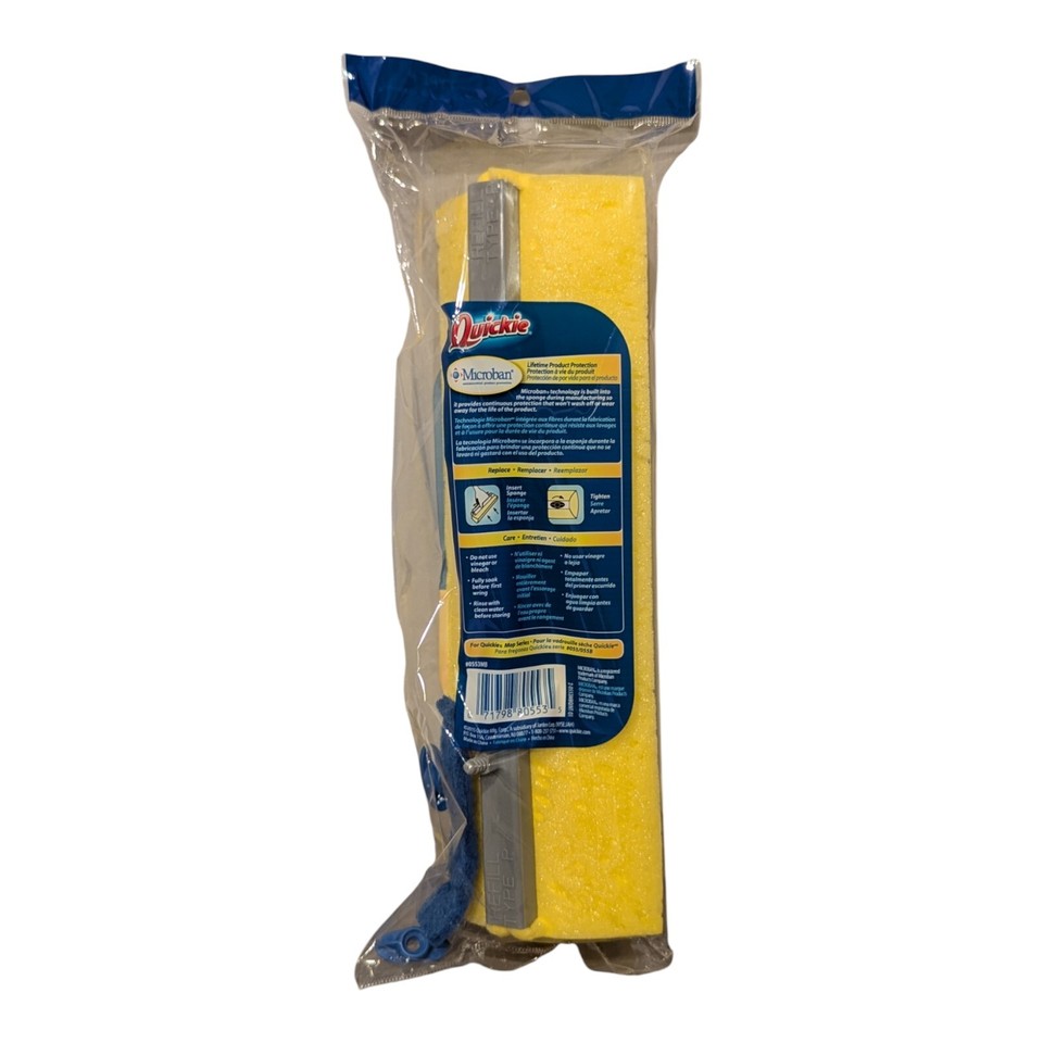 Jumbo Quickie Mop & Scrub Roller Mop Refill Fits 055 055B Type P ...